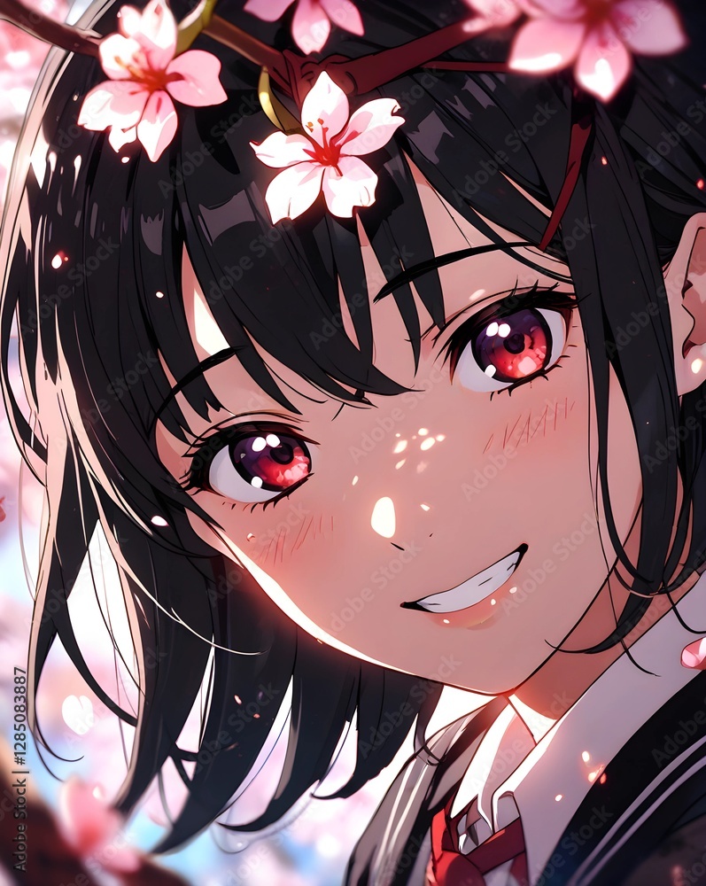 Yandere Schoolgirl – Innocent look with a creepy smile, blood-stained ...