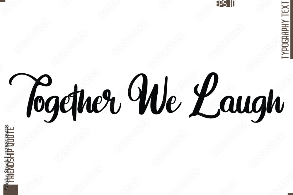 Printable Graphic Calligraphy Text Stylish Lettering Of Friendship ...