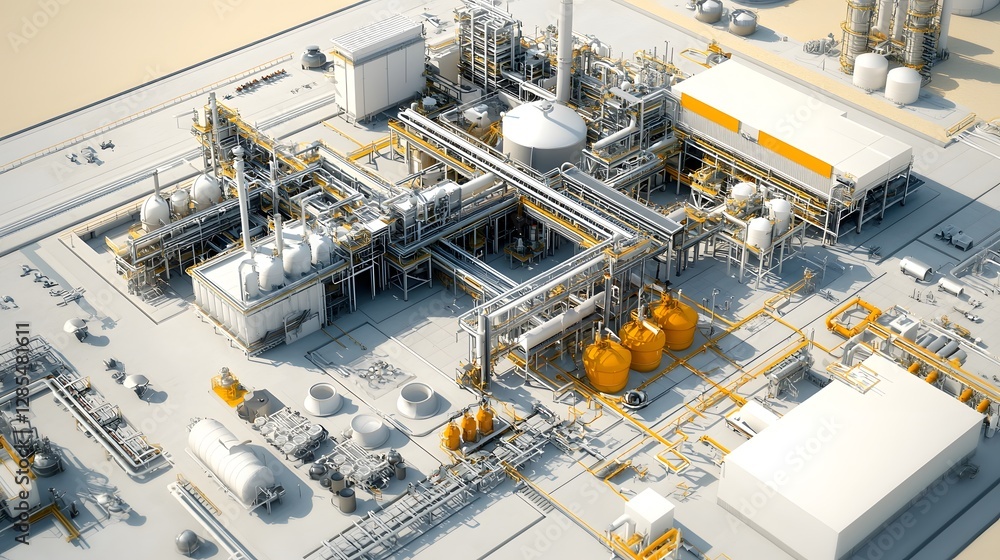 Highly detailed cutaway diagram showing the intricate process of ...