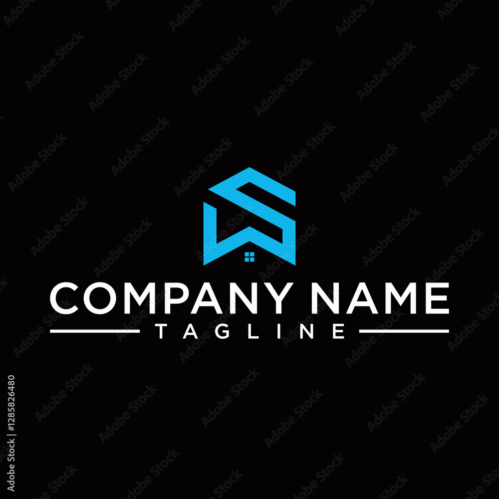 SW letter logo in the form of hexagons and cube logos with letter ...