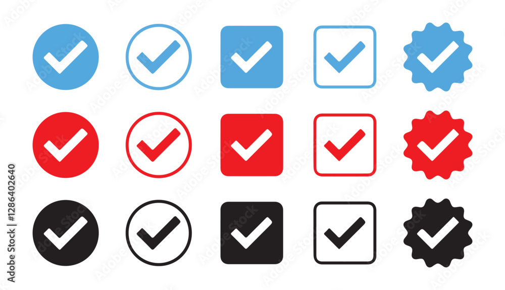 verification check mark. approved icon. Social media and Profile ...