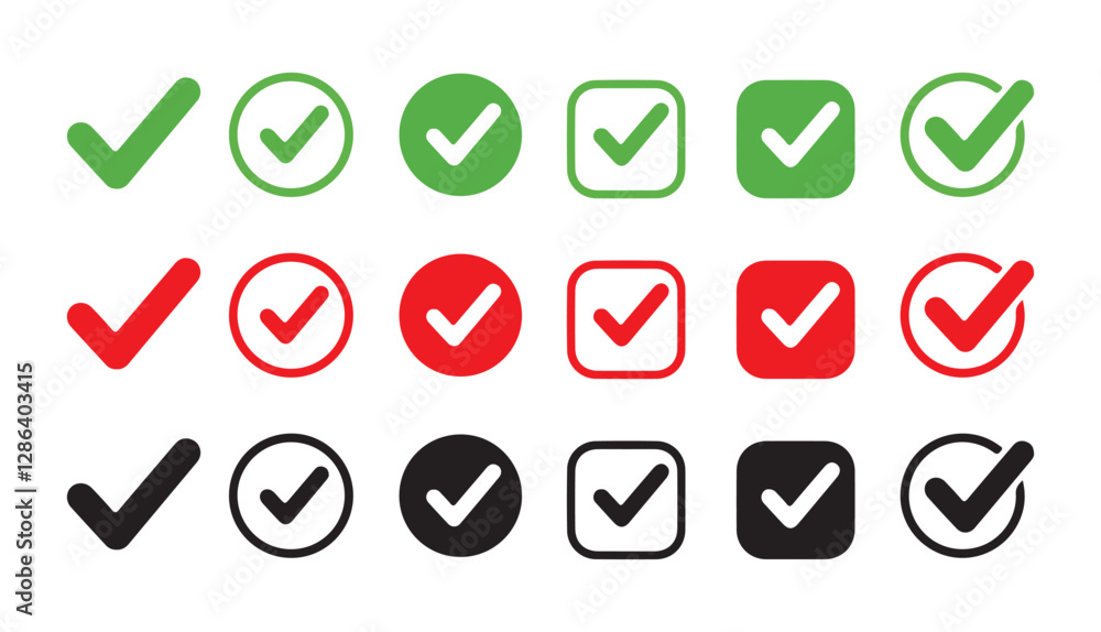 Vector de Stock verification check mark. approved icon. Social media and Profile Verified badge ...