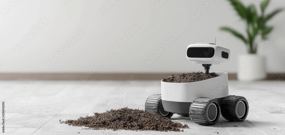 Smart robotic composting system breaking down organic farm waste into ...