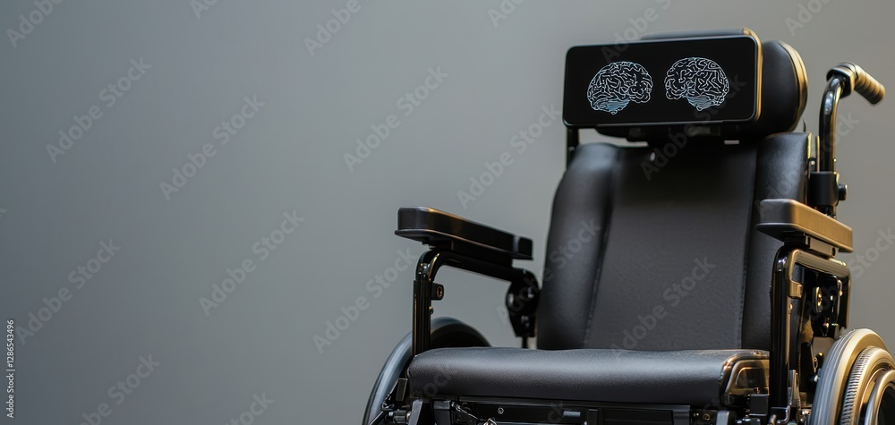 Smart robotic wheelchair with AI navigation, allowing paralyzed ...