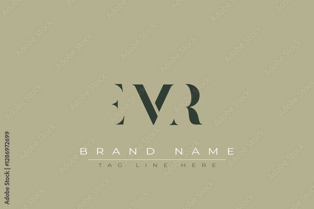 EMR abstract letter logo design. This logo is designed by three ...