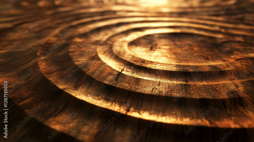 Teak wood texture with distinct end grain pattern for design and art ...