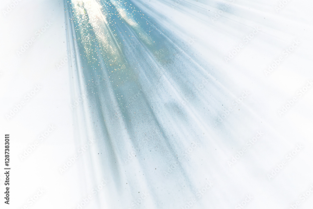 Sun beams underwater ocean blue png light overlay effect, transparent ...