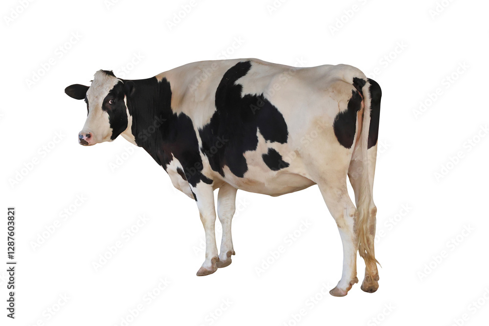 Cow isolated on transparent background png file Stock Photo | Adobe Stock