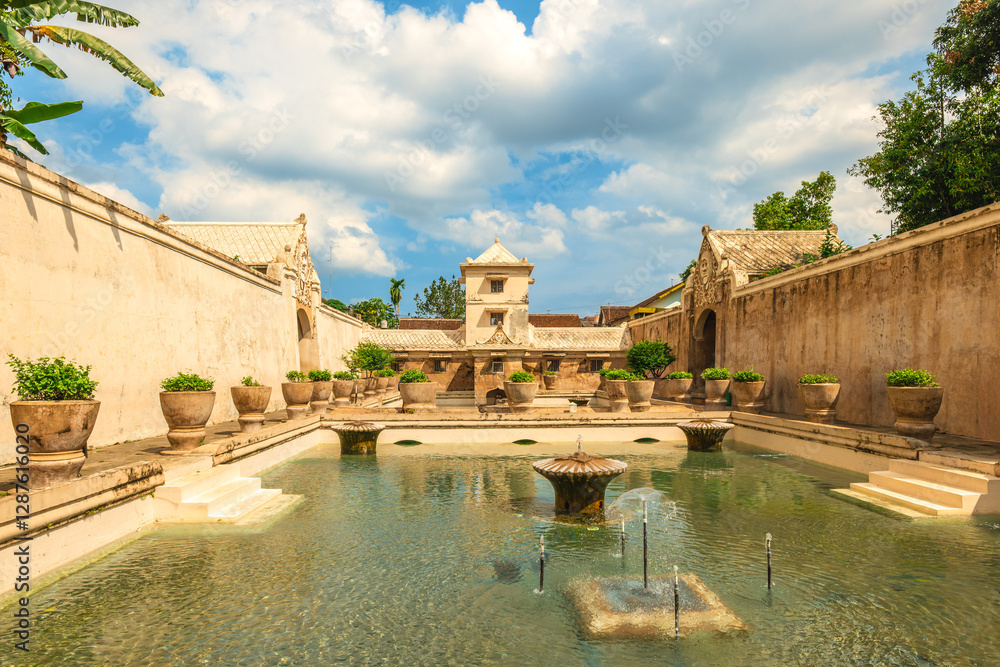 Taman Sari Water Castle, former royal garden of the Sultanate of ...