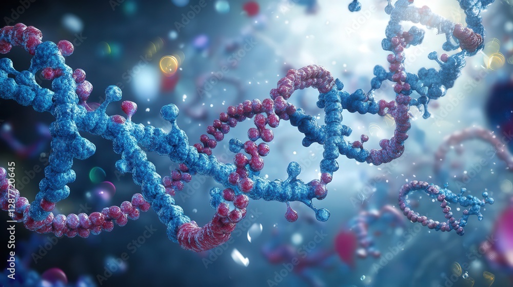 genetic code within the DNA, explaining how triplets of nucleotides ...