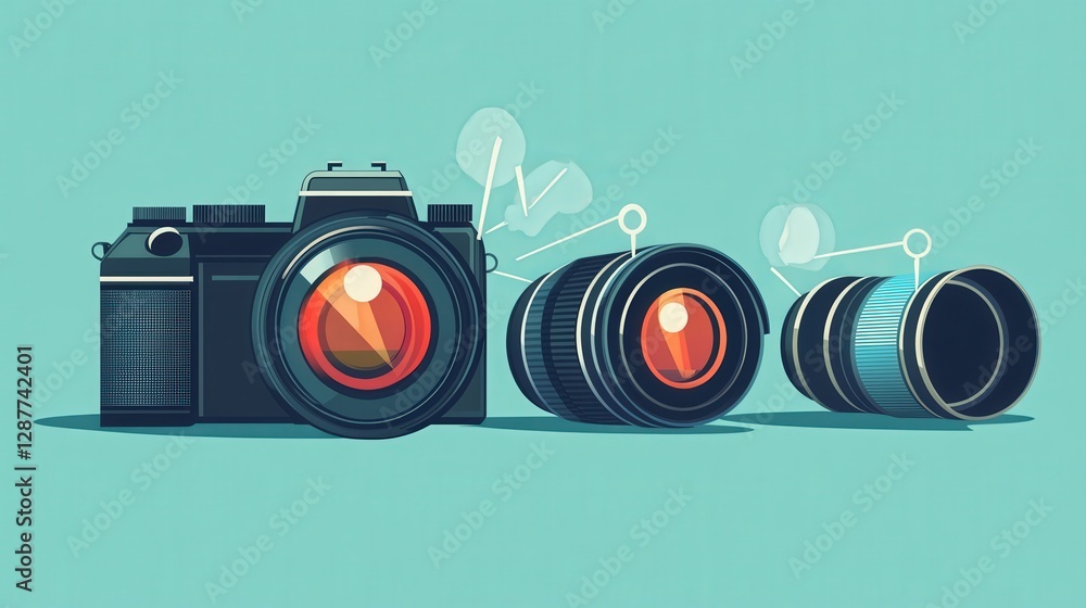 infographic explaining how refraction helps in the operation of a ...