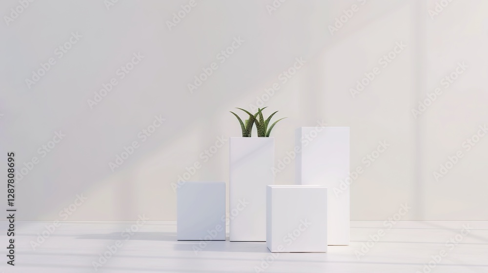 Elevate Your Display with the Minimalist White Cube Display Stand: A ...