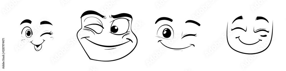 An emoticon conveying angry disbelief, a sad and isolated icon that's ...