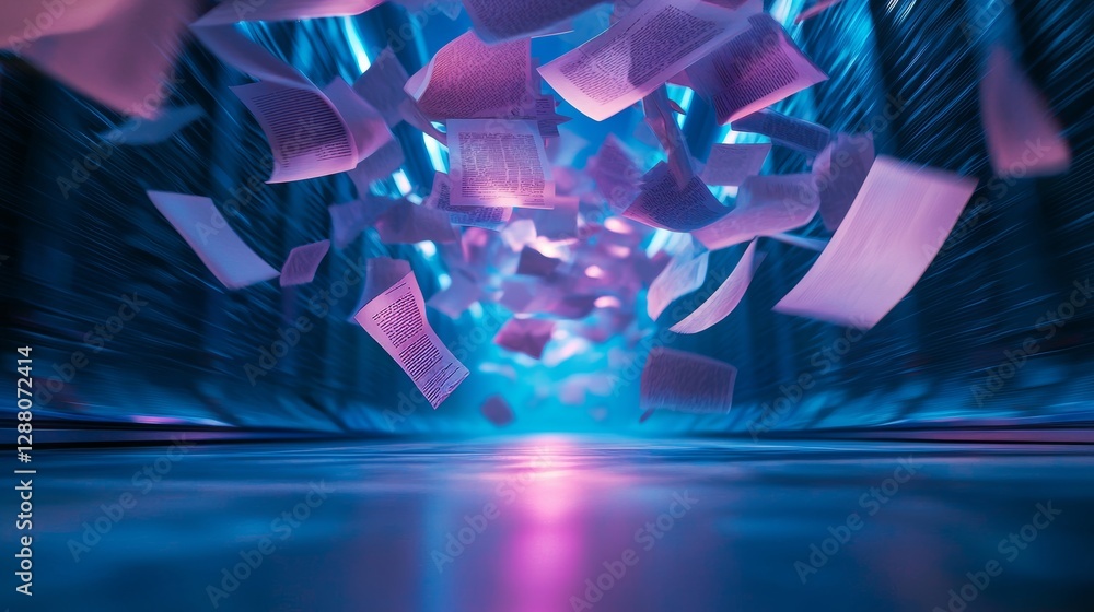 The role of stock in document analysis is portrayed in an image that showcases machine learning ...