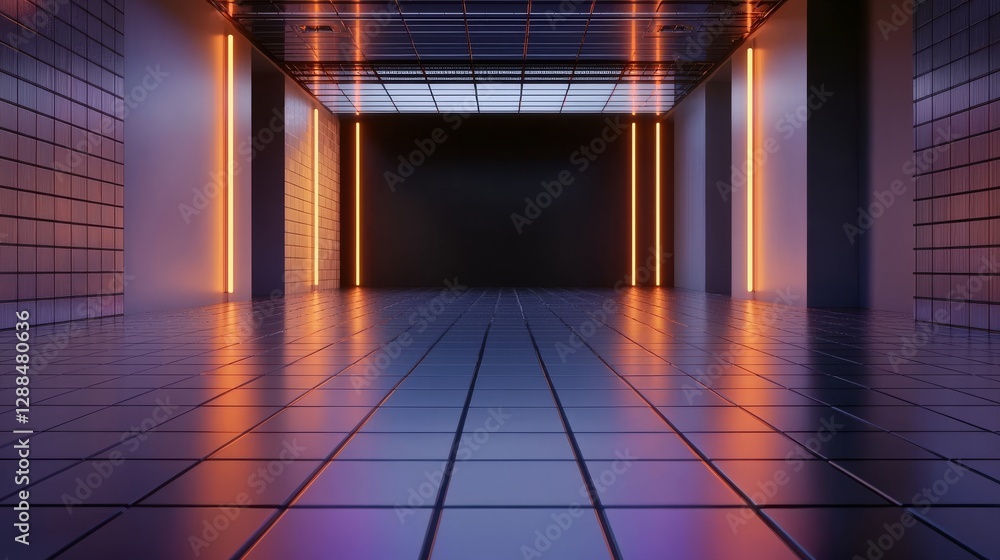 New retro wave style virtual background, a 3D TV backdrop designed for ...