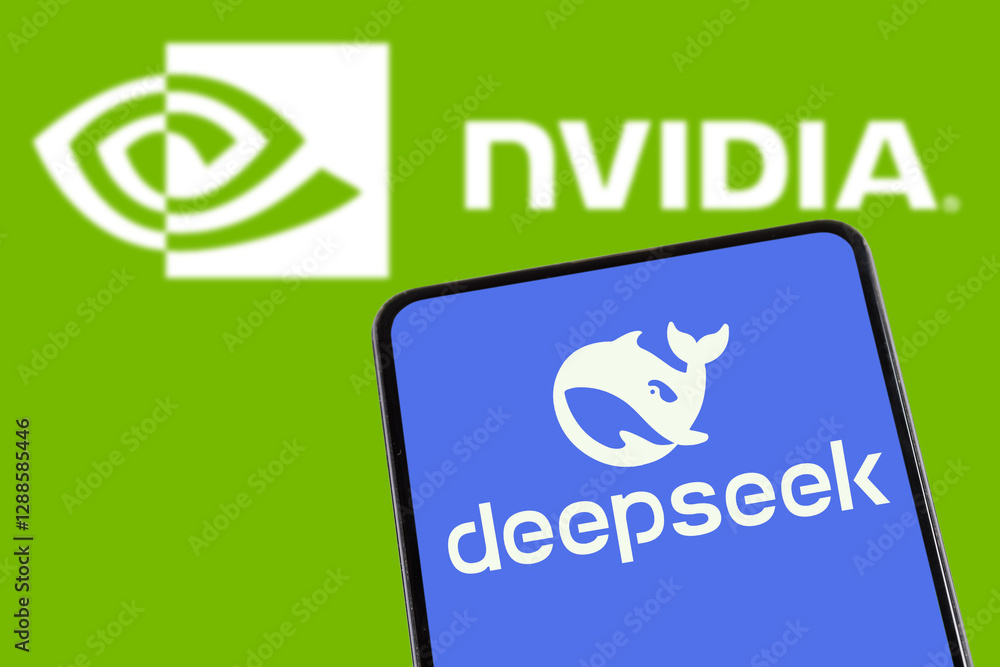 Deepseek and Nvidia Artificial Intelligence AI and graphics processing ...