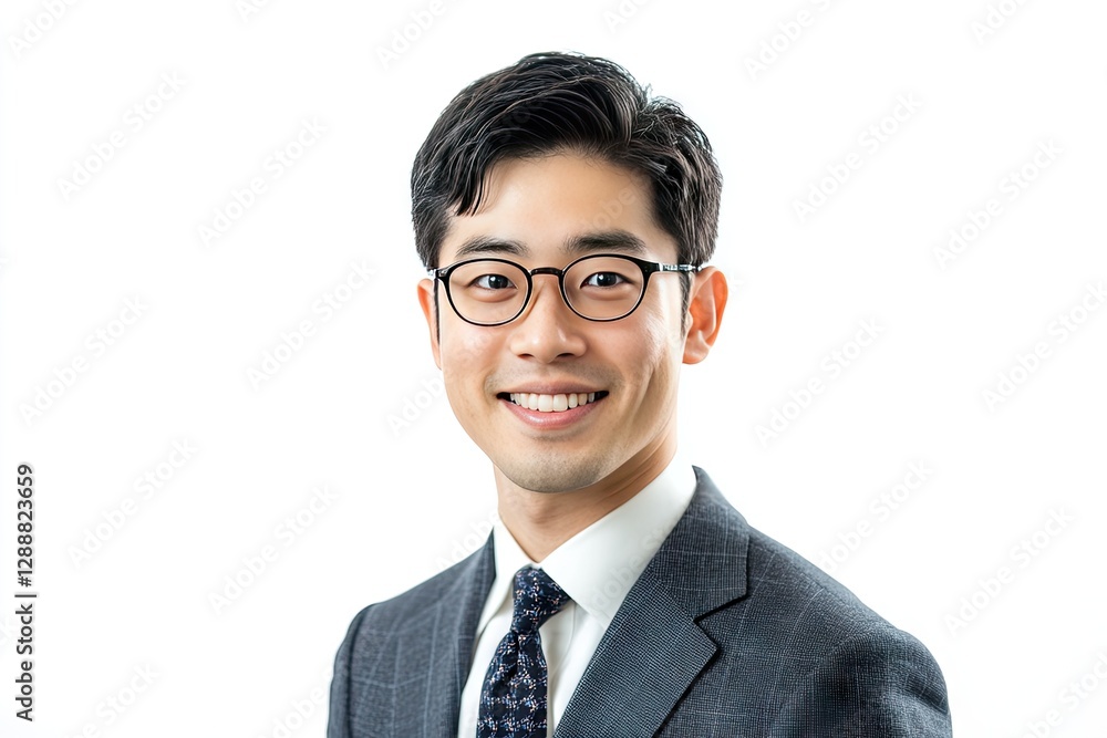 Asian businessman portrait studio shot Stock Photo | Adobe Stock