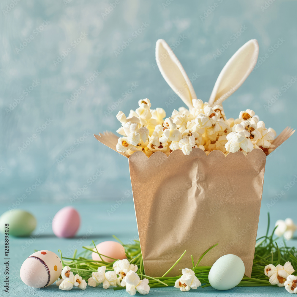 Ia background for a poster for a Easter copyspace in a centre, movie ...