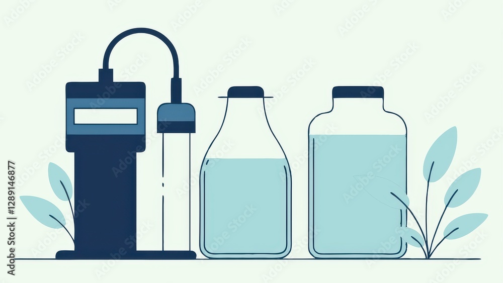 pH meter used in kombucha brewing symbolizing acidity measurement for ...