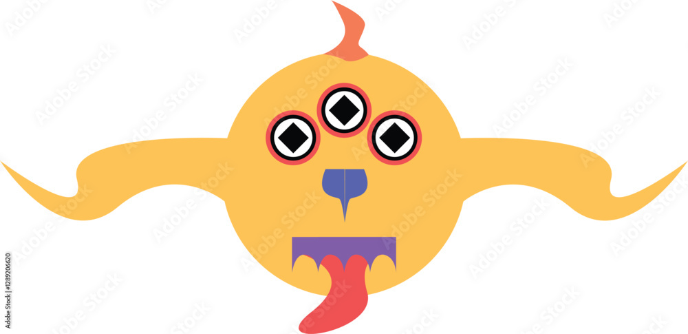 Futuristic Alien Head Clipart Vector Illustration – Sci-Fi ...