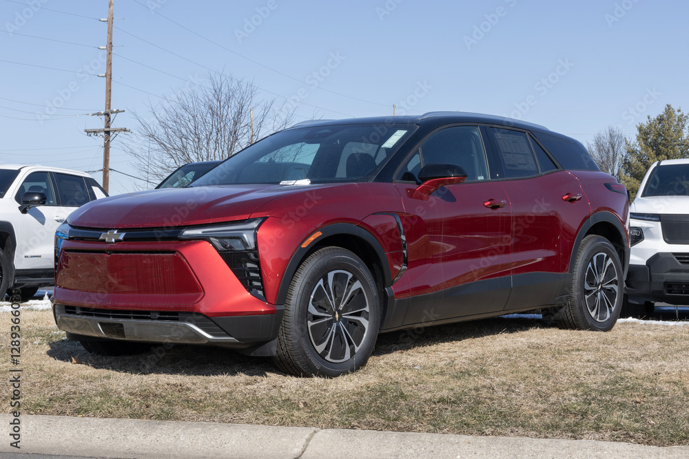 Chevrolet Blazer LT EV AWD Electric SUV display. Chevy offers the ...