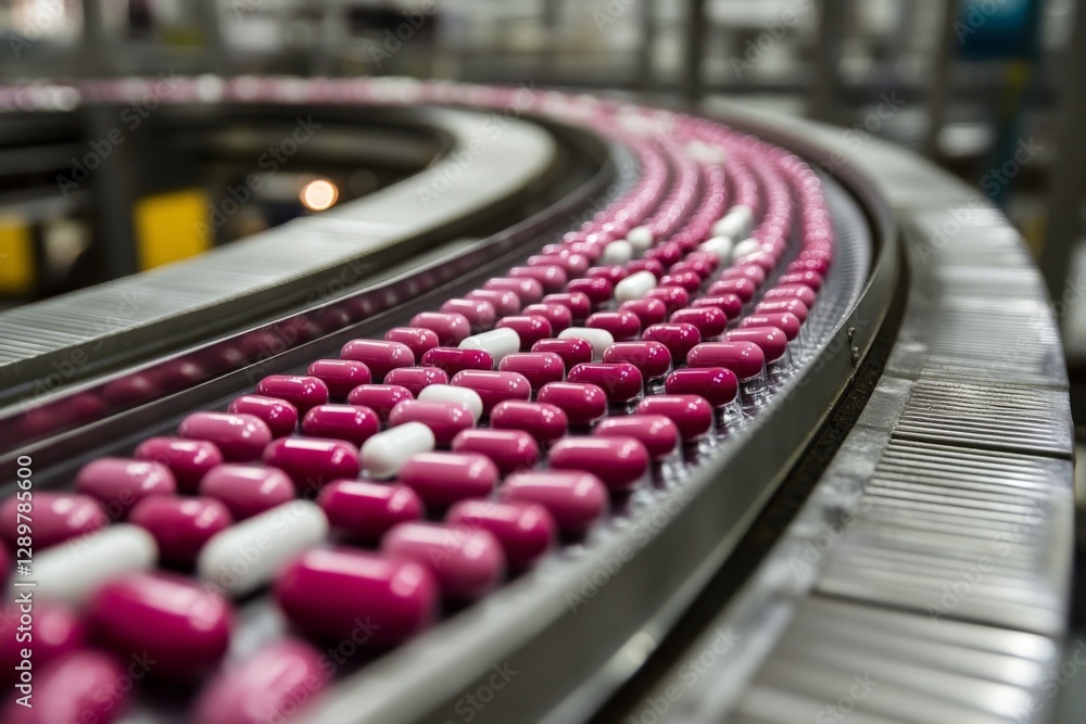 Capsule production process in a pharmaceutical manufacturing facility ...