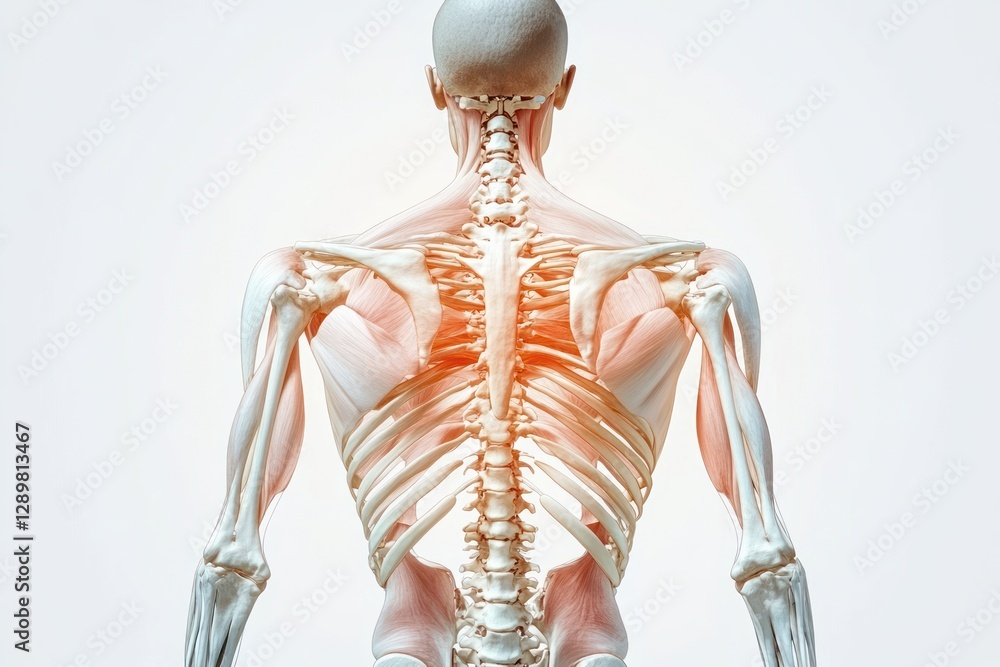 Ilustración de Stock Human Skeletal System Detailed Anatomical ...