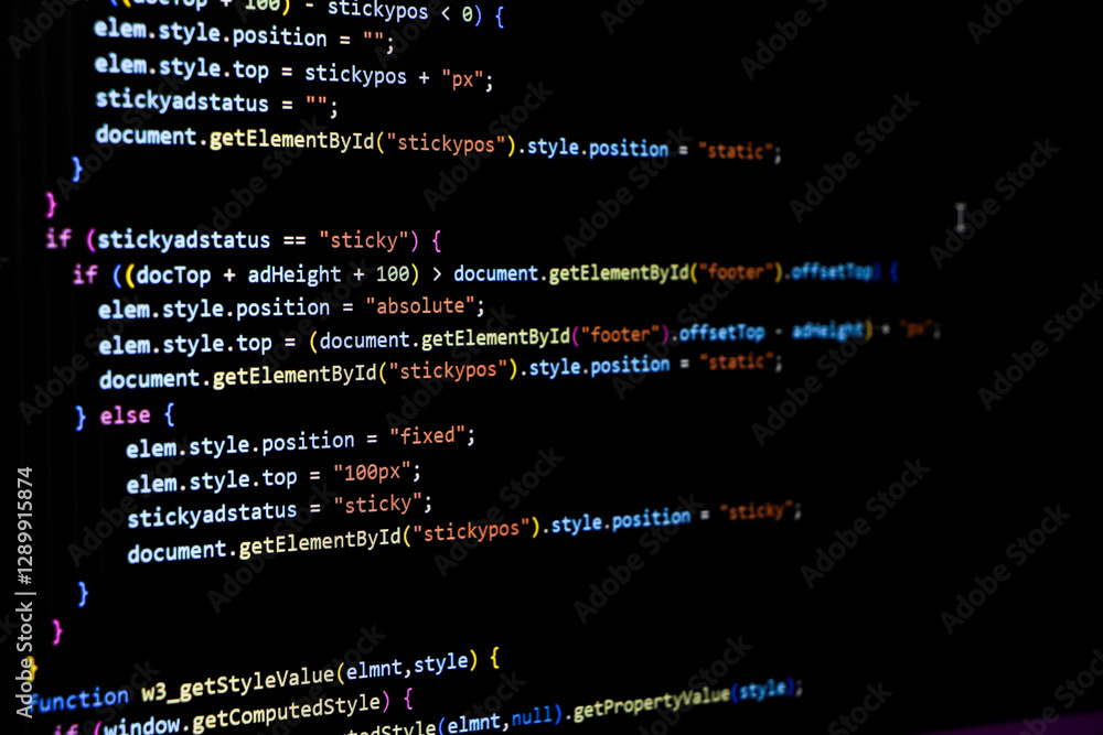 Software source code. Programming code. Programming code on computer ... Software source code. Programming code. Programming code on computer ...