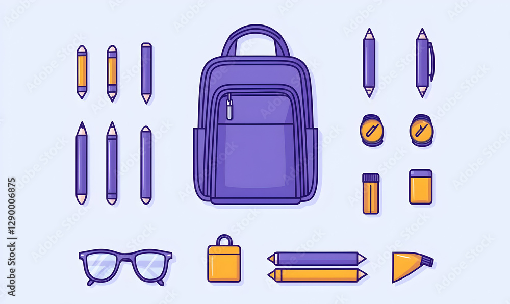 Business Expense Tracker, sleek flat design, organized financial data ...