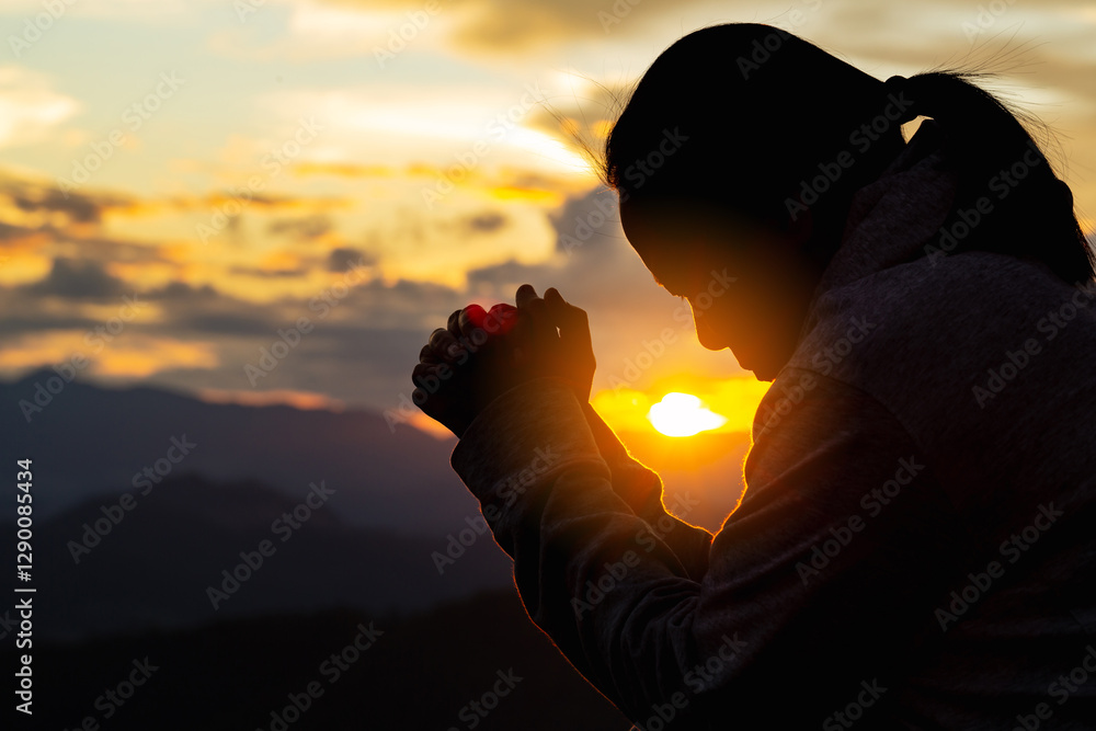 Christian pray god close up spirit holy bible hand faith catholic church religion worship prayer ...