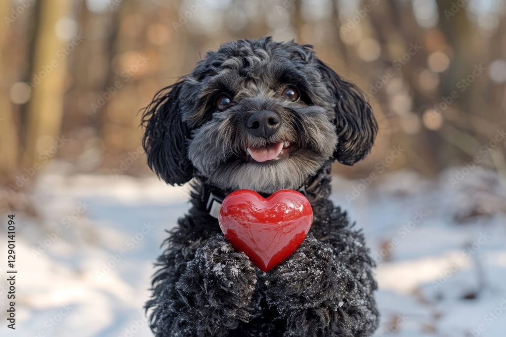 Marketing animal visual idea. Portuguese water dog - my beloved dog ...