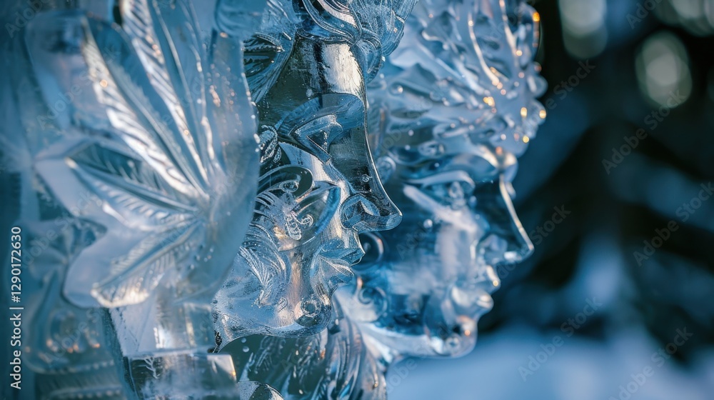 Ice Sculpting: The skillful process of carving ice into intricate forms ...