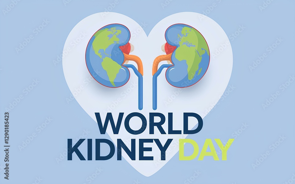 Human Kidneys Designed as Earth with Green Continents and Blue Oceans ...