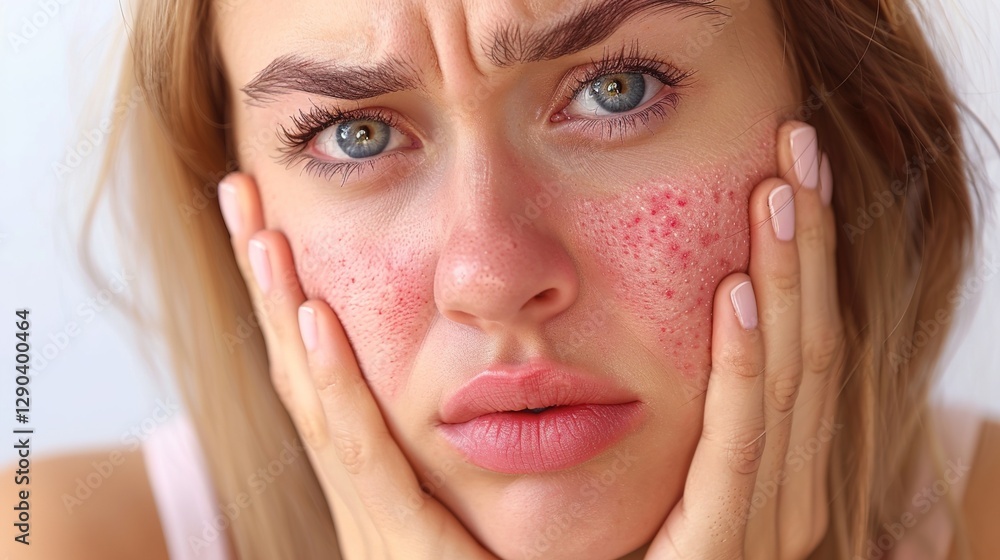 Decoding the Mystery of Perioral Dermatitis on a Woman's Face: Symptoms ...