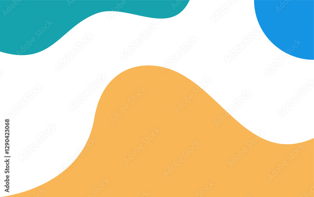 Colorful fluid shape Abstarct background design. Minimalist curve ...