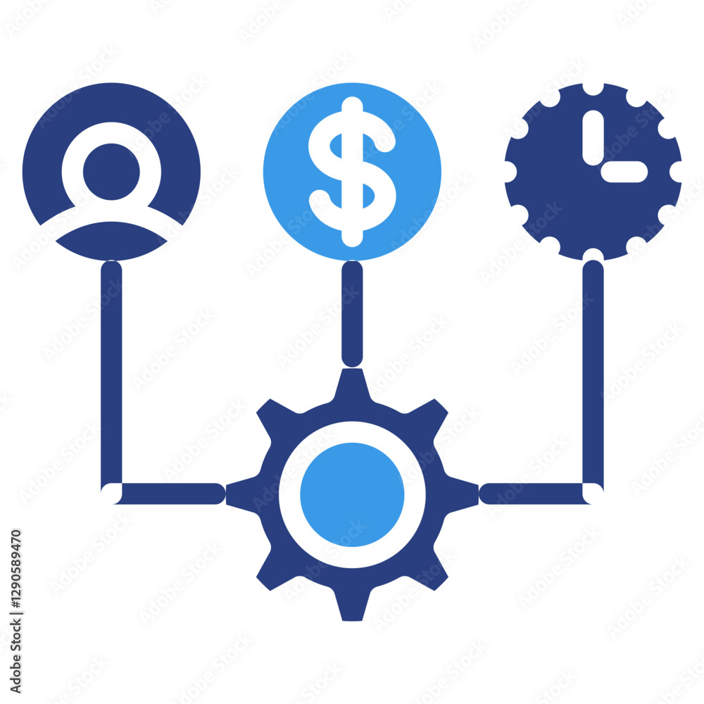Resource Allocation Stock Vector | Adobe Stock