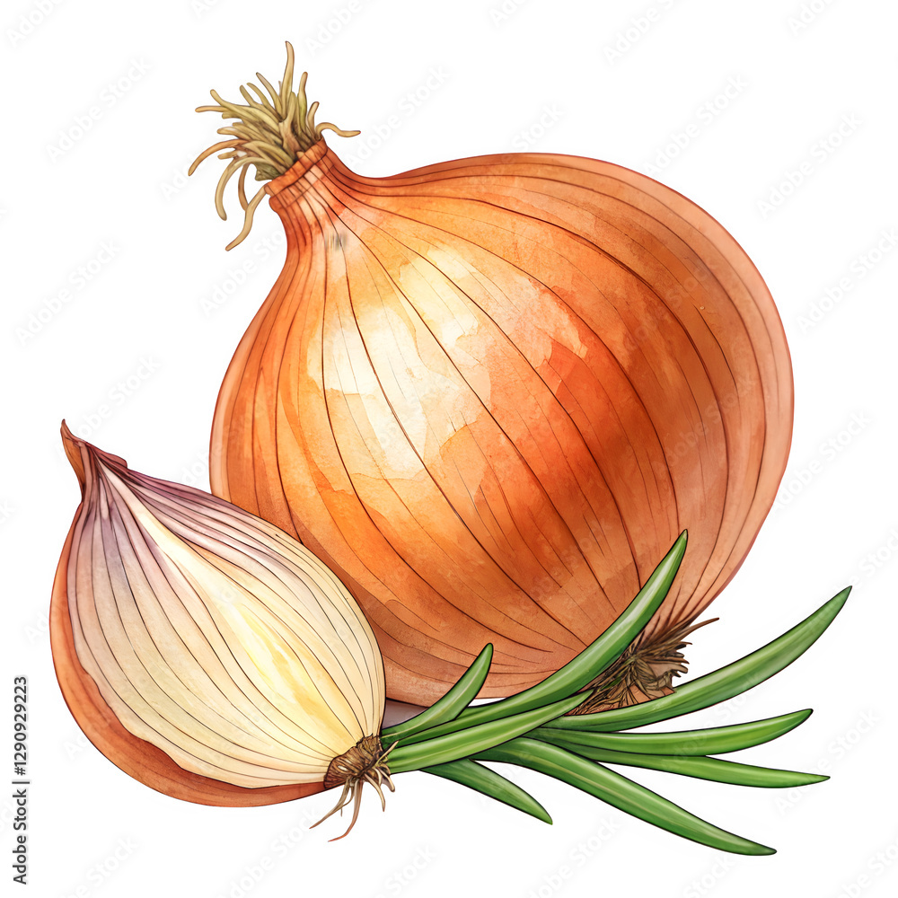 Fresh whole onion isolated on transparent background, high-quality PNG ...