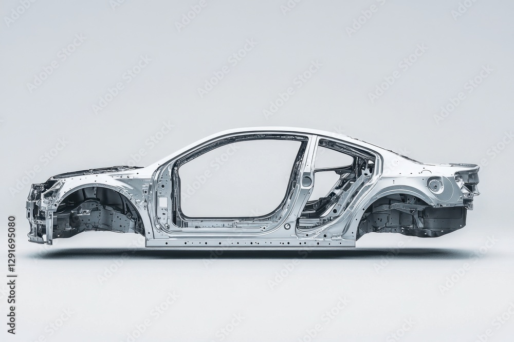 The Complete Structure of an Automobile Body Skeleton Shown Clearly ...