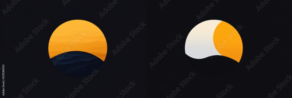 Comparison of an outdated logo and a modern sleek redesigned logo ...