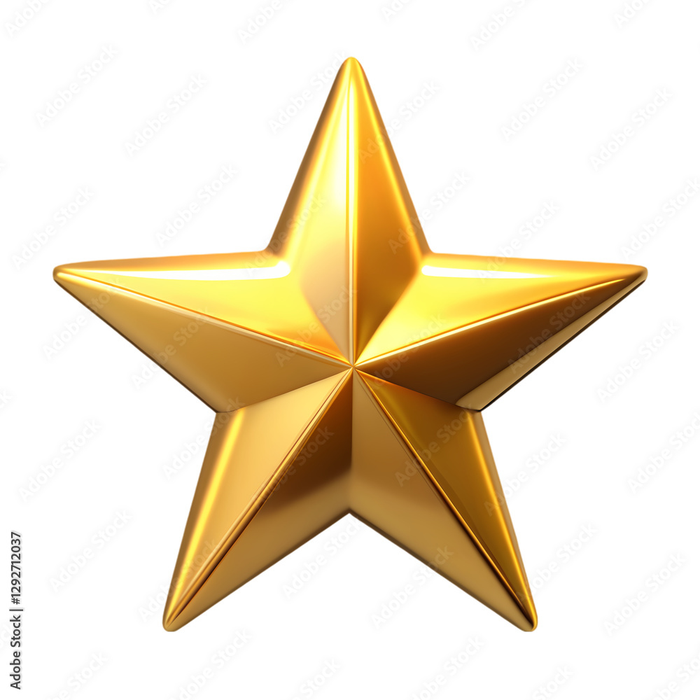 Gold Star: Image, Clipart, Vector on transparent background Stock Photo ...