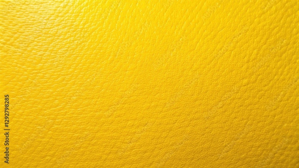 Bright yellow plastic surface with a subtle texture and slight sheen ...