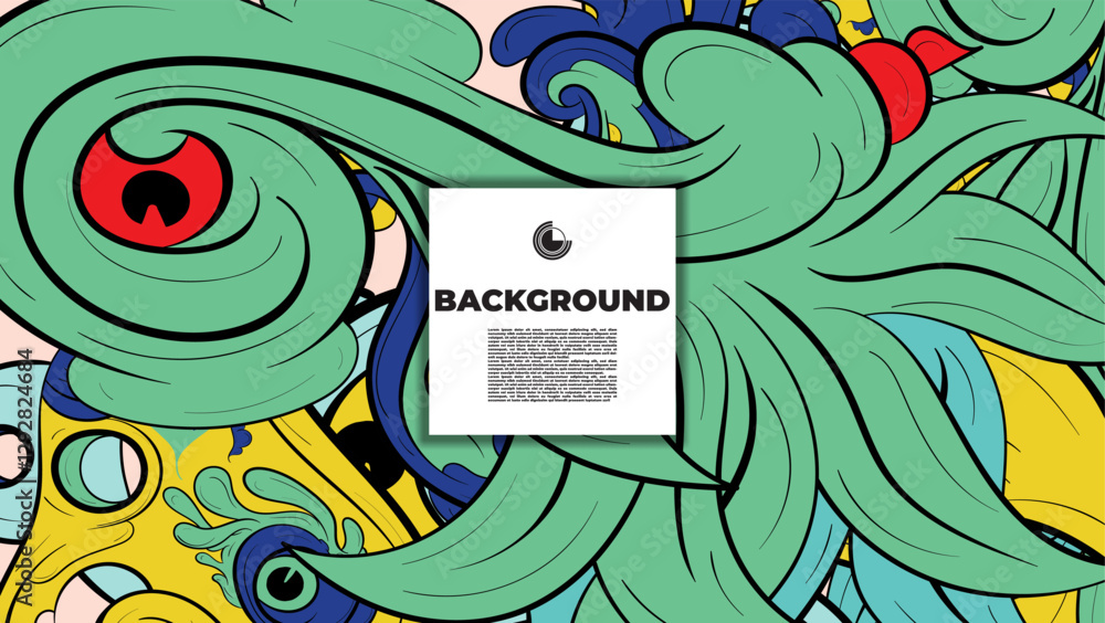 Dynamic Abstract Patterns with Dummy Text for Web Design, Landing Pages ...