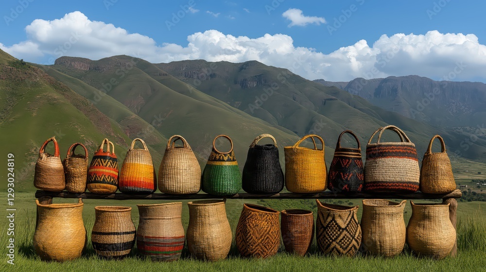 The Basotho people. Traditionally the women produced various forms of ...