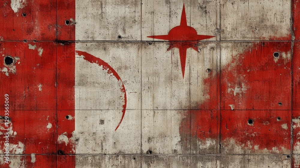 Seamless texture of a painted concrete bunker wall with military ...