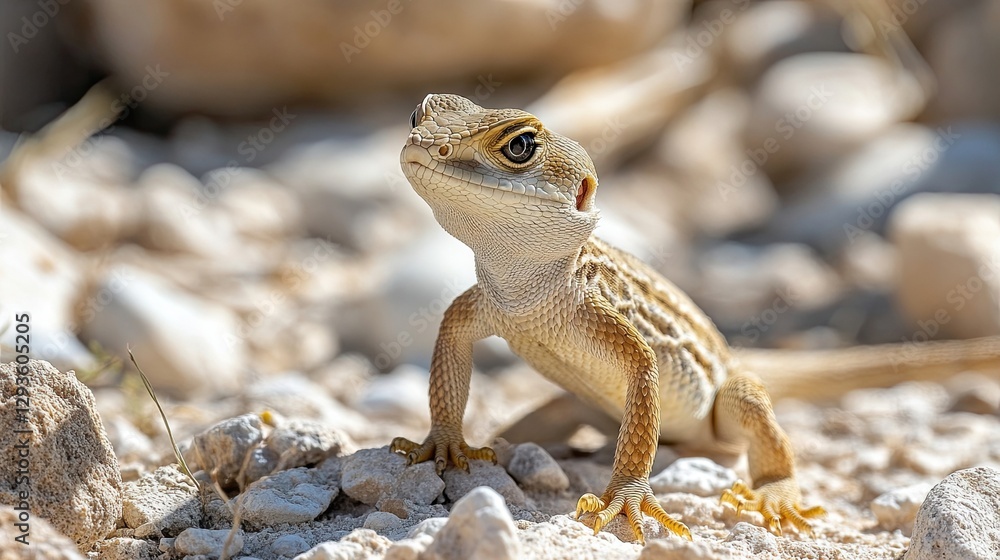 Desert animals adapted to harsh conditions including snakes lizards and ...