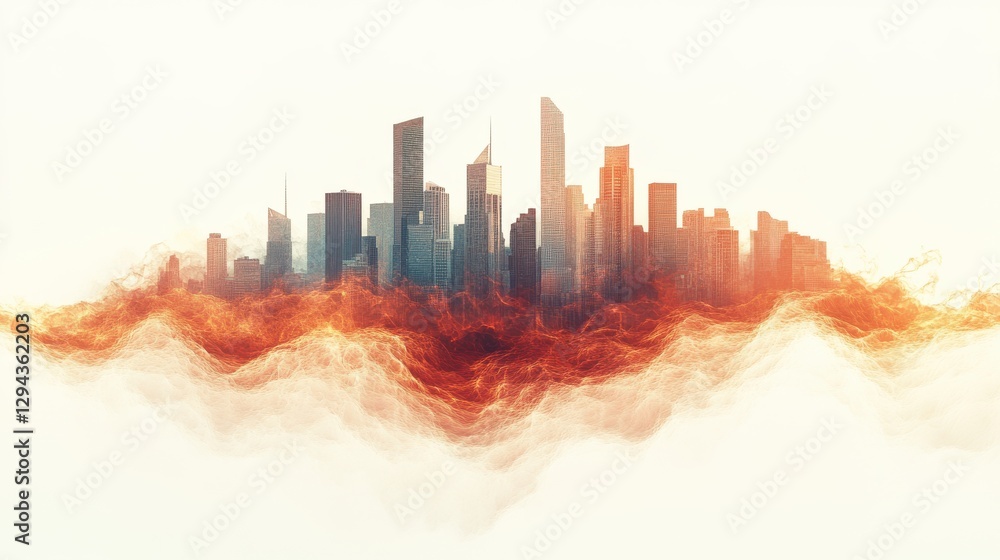 Managing urban heat islands an infographic on cityscapes and ...