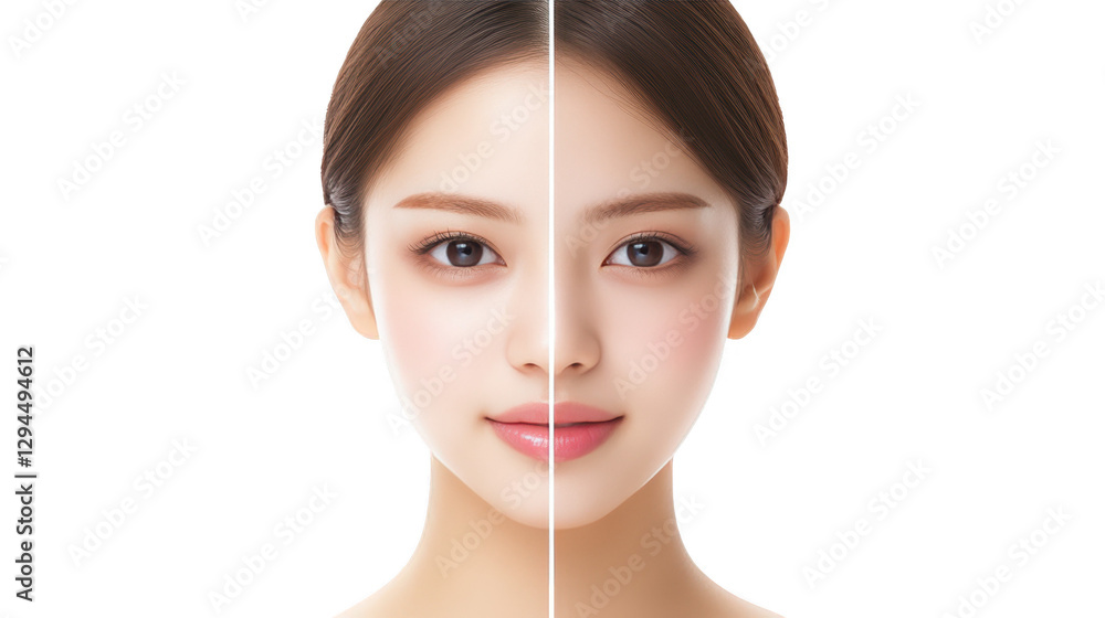 Before & after, witness a stunning facial transformation see the ...