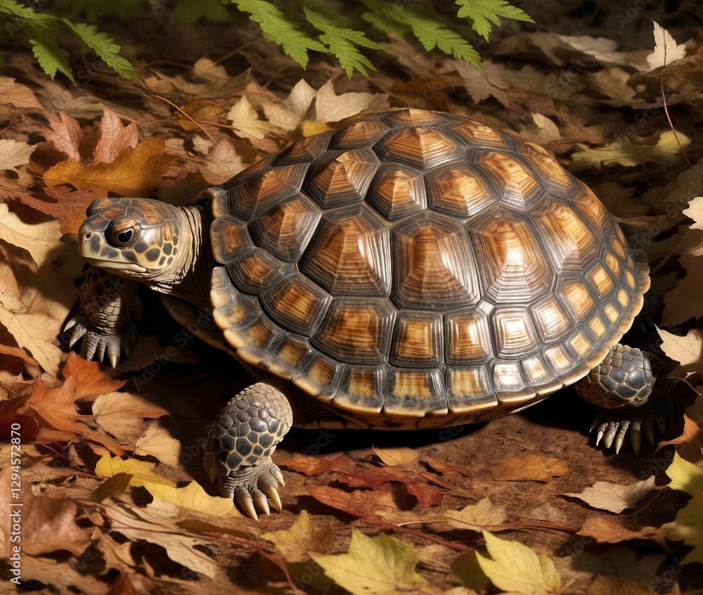 tortuga, ia, realismo, animal Stock Photo | Adobe Stock