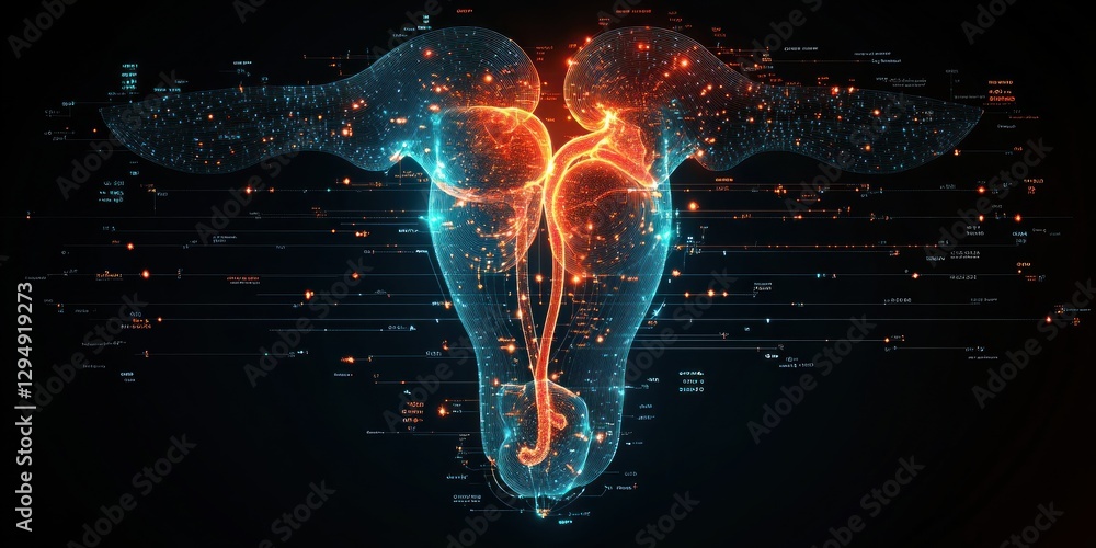 Stock-Illustration „Cervical Cancer Stages Overview Visual Guide Female ...
