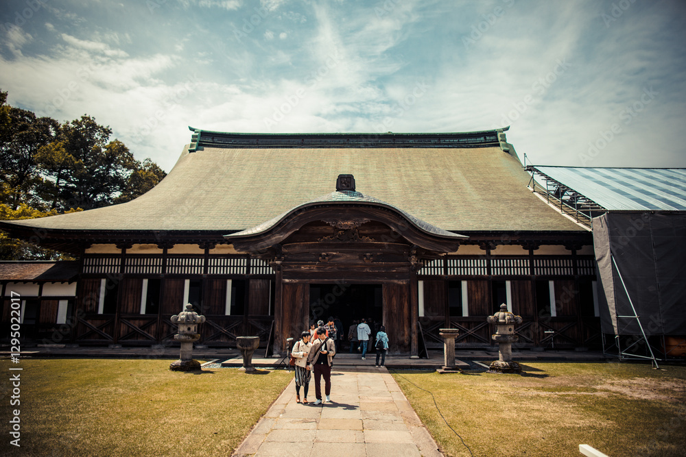 Historic buildings and neighborhoods of Japan's Showa era Stock Photo ...
